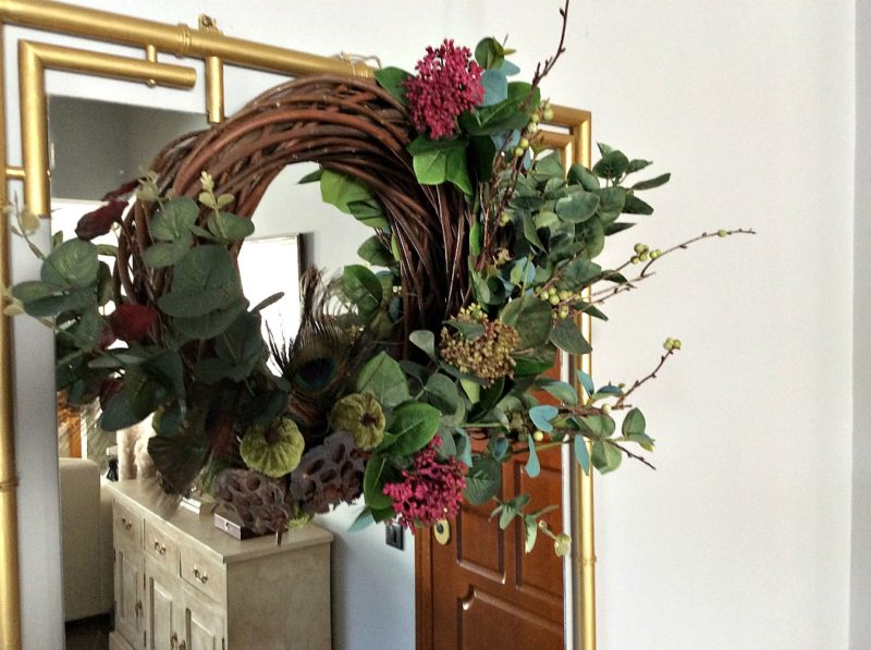 DIY roustic φθινοπωρινό στεφάνι - Art Decoration Crafting